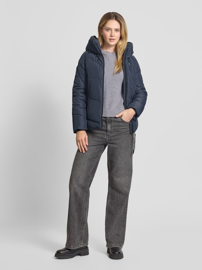 Kup online khujo Kurtka pikowana z kapturem model ‘ALESS’ (granatowy)