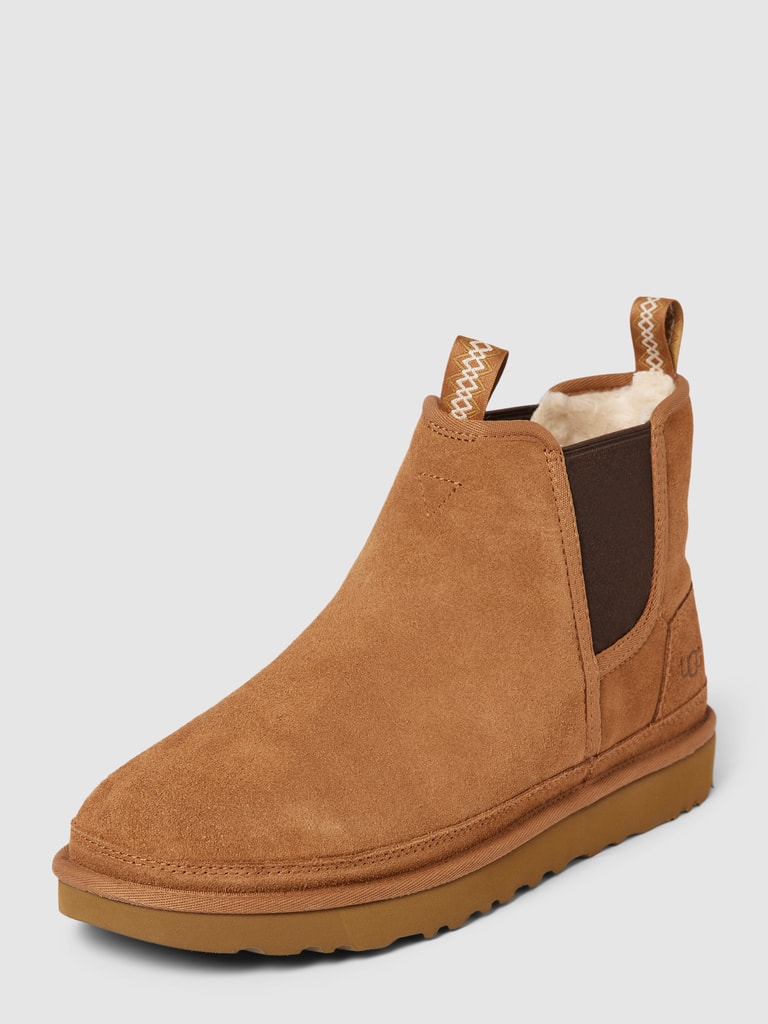 UGG Chelsea Boots aus Leder mit Logo-Prägung Modell 'NEUMEL' (camel ...