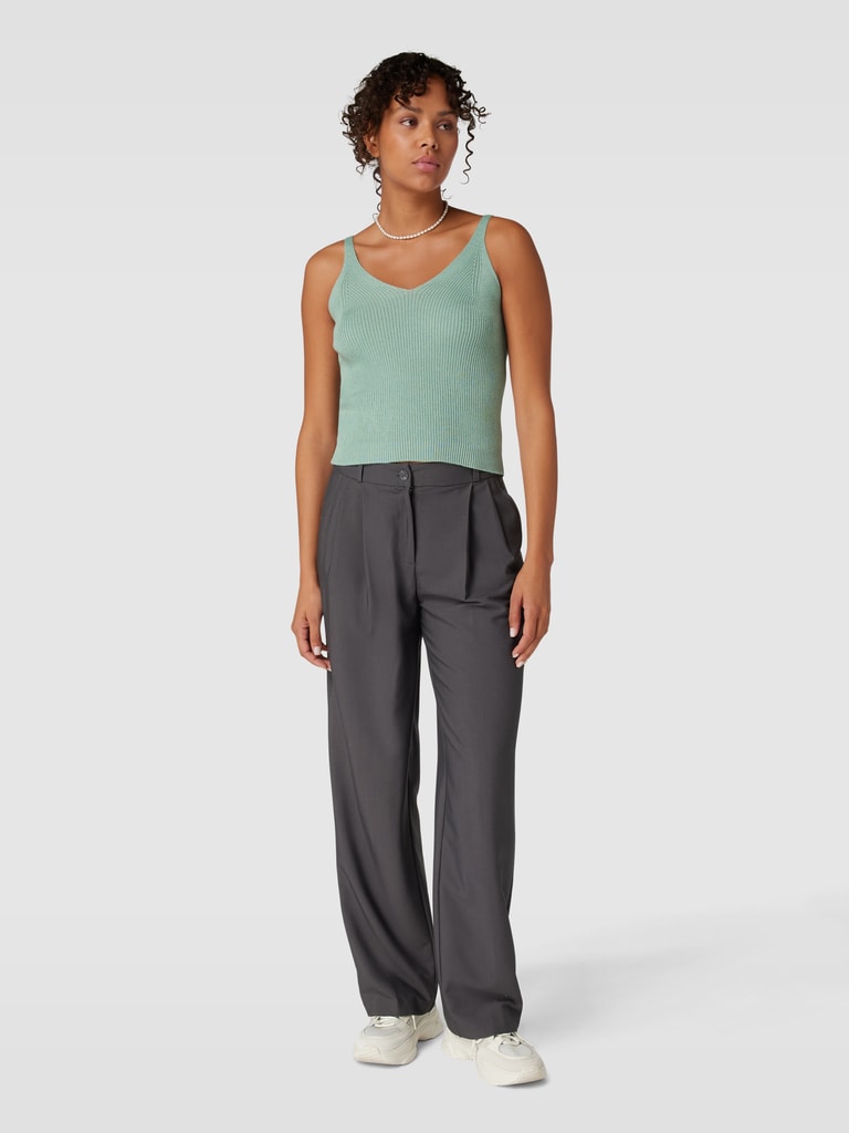 ONLY Stricktop in melierter Optik Modell 'LINA' (mint) online kaufen