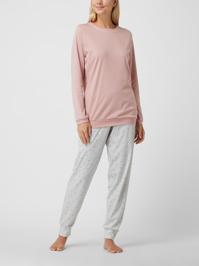 Kup online Calida Piżama z bawełny model ‘Sweet Dreams’ (różowy)