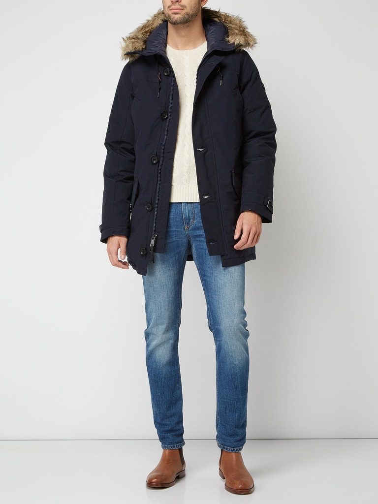 Polo Ralph Lauren Daunenjacke mit Kapuze - wetterfest (marine) online ...
