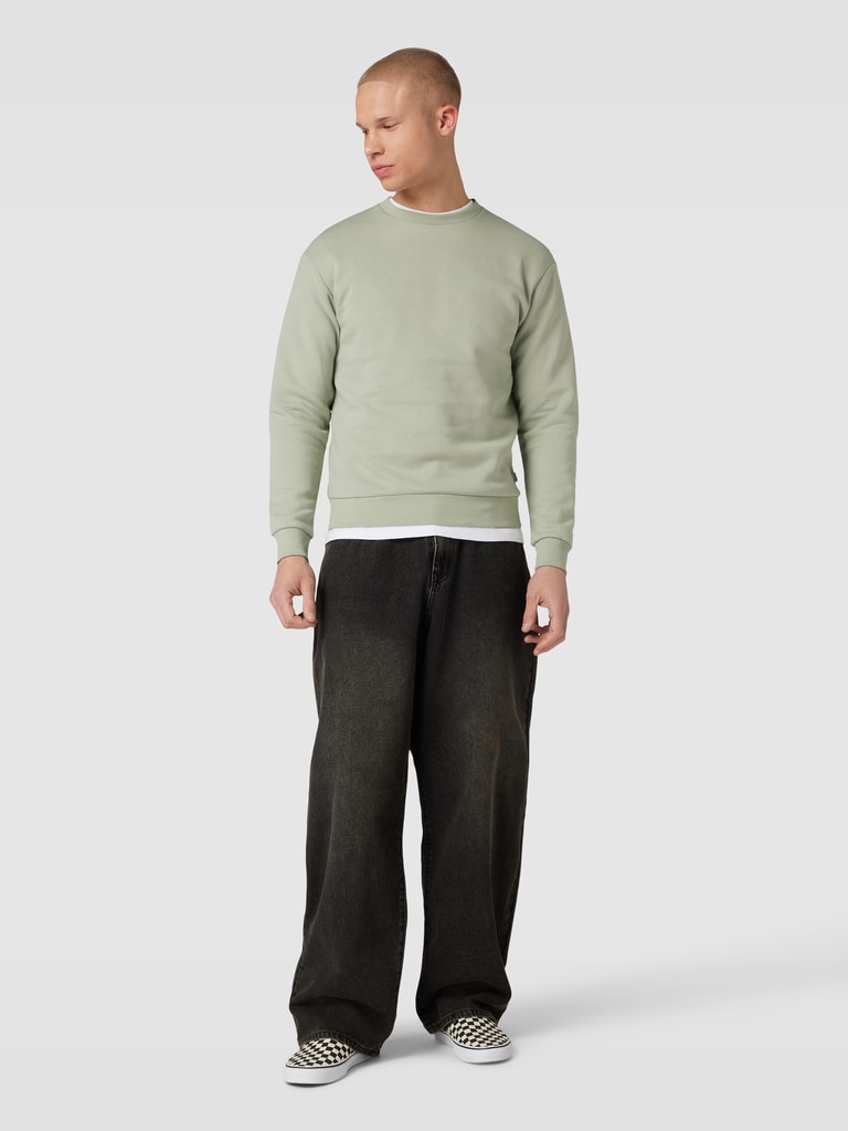 Jack & Jones Sweatshirt mit gerippten Abschlüssen Modell 'BRADLEY ...