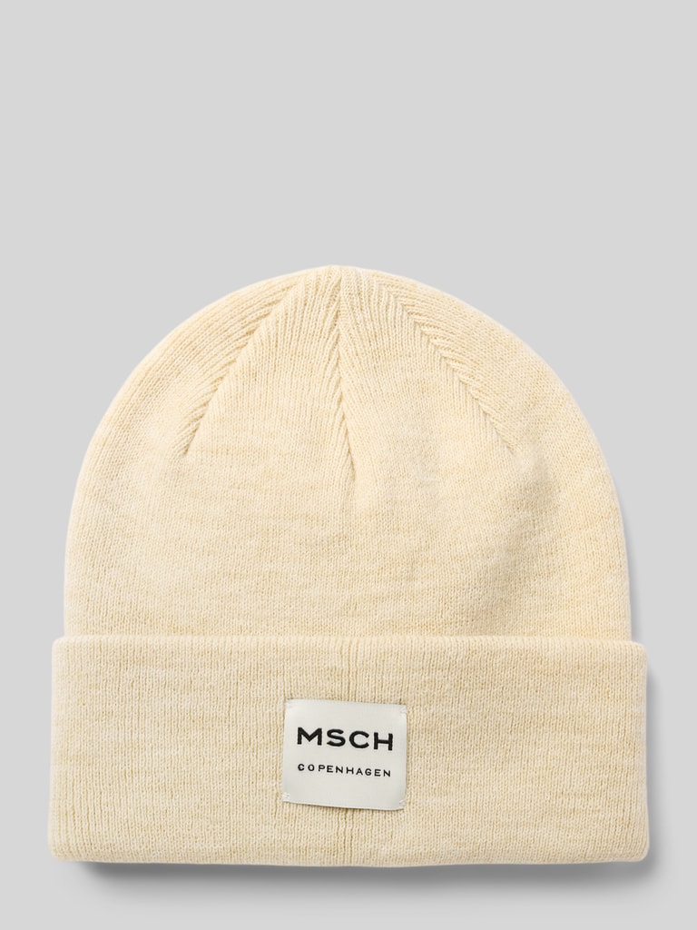 MSCH Copenhagen Beanie aus Woll-Mix Modell 'Mojo' (beige) online kaufen