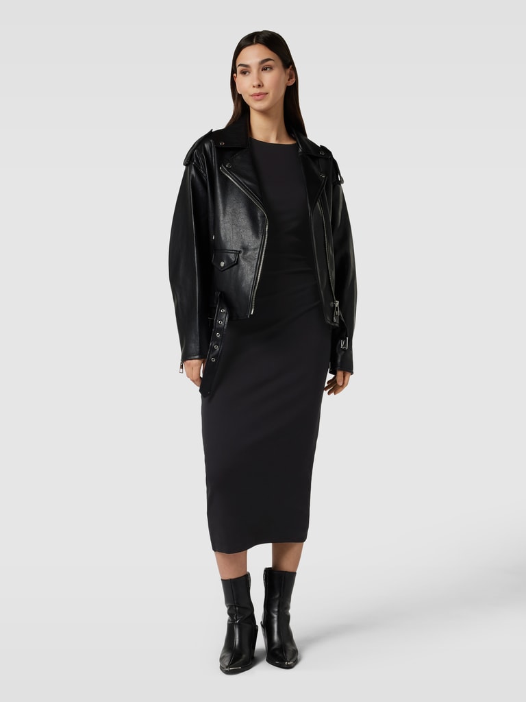 Mango Maxikleid mit Rundhalsausschnitt Modell 'BASILA' (black) online ...