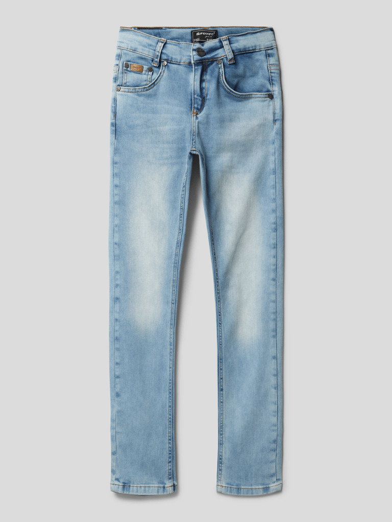 Blue Effect Slim Fit Jeans mit Label-Patch (hellblau) online kaufen