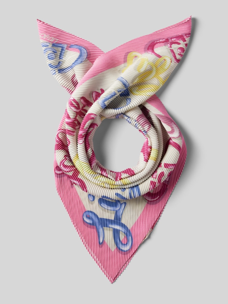 Liu Jo White Tuch mit Plisseefalten Modell 'LAPUFF' (rosa) online kaufen