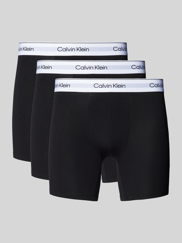 Calvin Klein Underwear Trunks mit Label-Bund im 3er-Pack (black) online ...