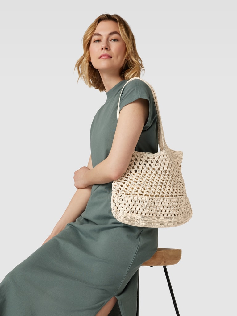 Barts Shopper met ajourpatroon, model 'Oceanz' in ecru online kopen | P&C