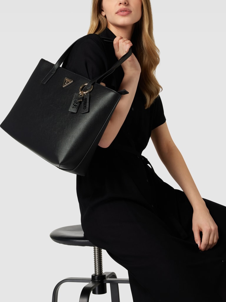 Guess Shopper mit Label-Details Modell 'ECO ELEMENTS' (black) online kaufen
