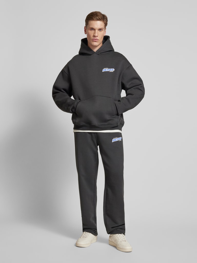 Multiply Apparel Oversized Hoodie mit Label-Print (black) online kaufen