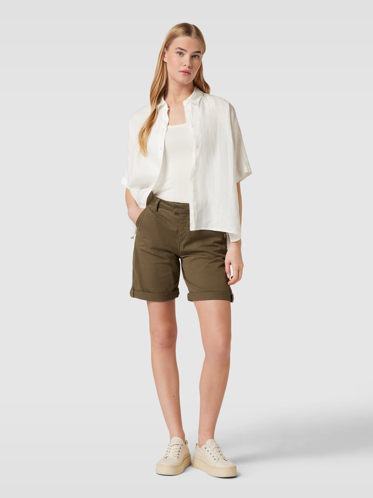 MOS MOSH Bermudas mit französischen Eingrifftaschen Modell 'JOLANDA' (oliv) online kaufen