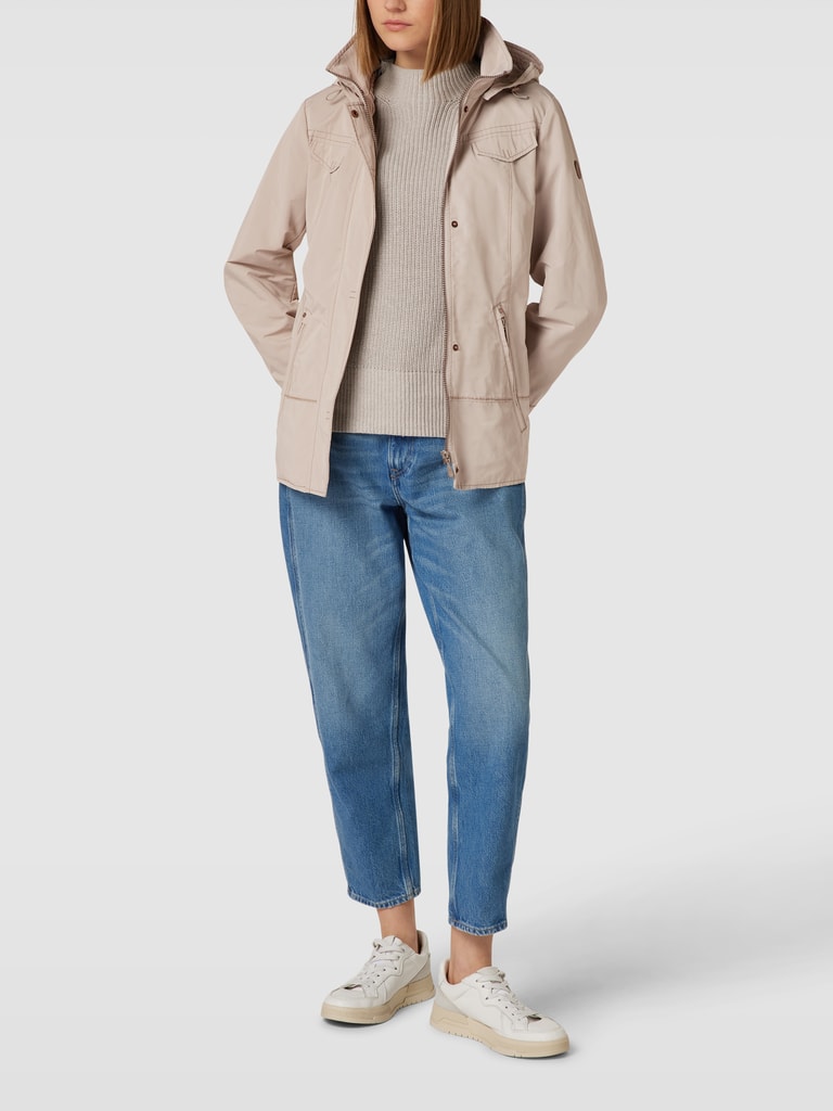 Gil Bret Jacke mit Label-Patch und abnehmbarer Kapuze (kitt) online kaufen