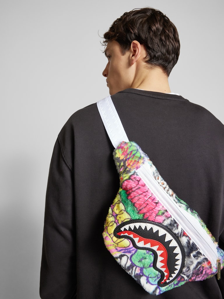 Sprayground Bauchtasche mit Label-Detail (black) online kaufen