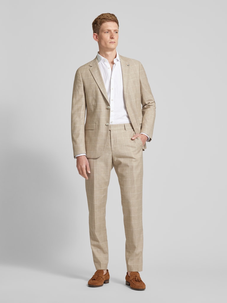 ETERNA Regular Fit Businesshemd aus Baumwoll-Leinen-Mix (weiss) online ...