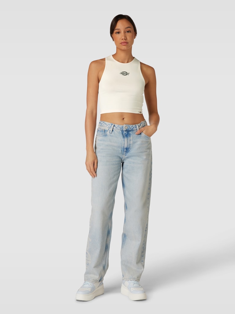 Dickies Top mit Label-Print Modell 'POWERS' (ecru) online kaufen