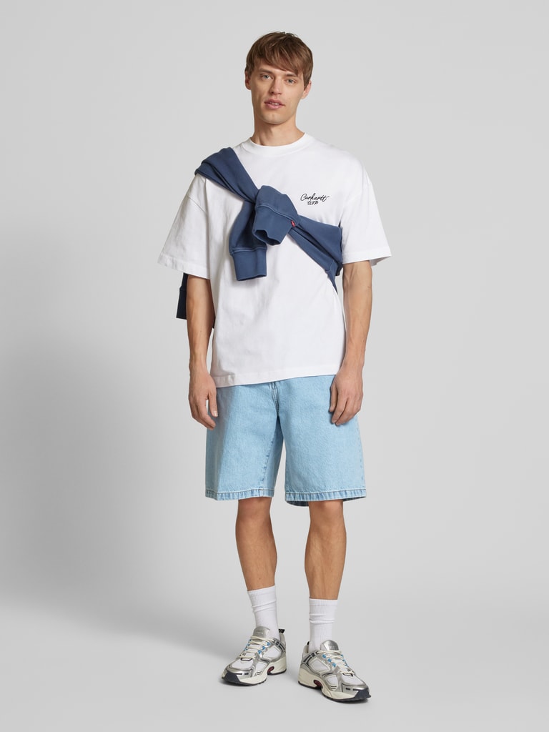 Carhartt Work In Progress Korte jeans met steekzakken, model 'LANDON ...