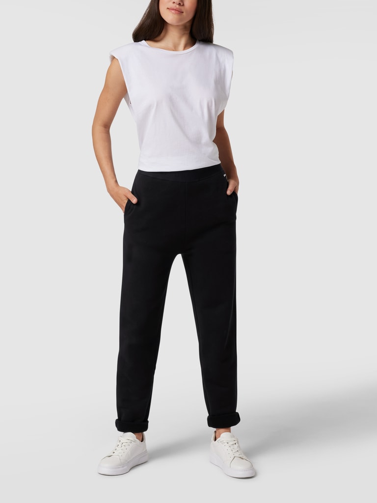 HUGO Sweathose mit Logo-Bund Modell 'Nariane' (black) online kaufen