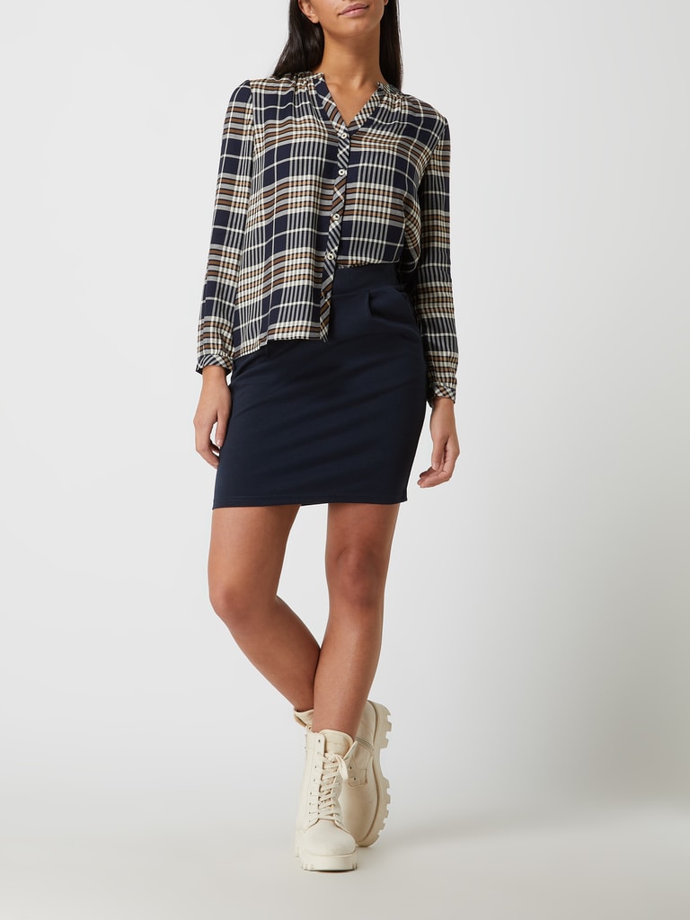 ICHI Minirock mit elastischem Bund Modell 'Kate' (marine) online kaufen