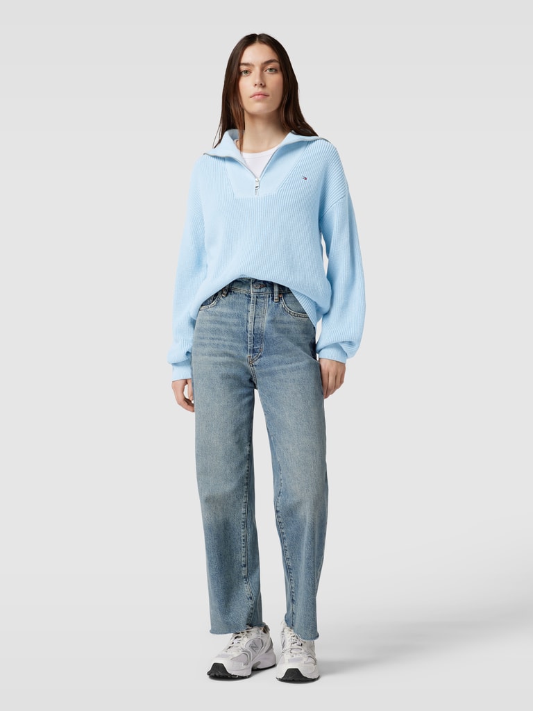 Kup online Tommy Hilfiger Sweter z dzianiny z blokowymi pasami ...