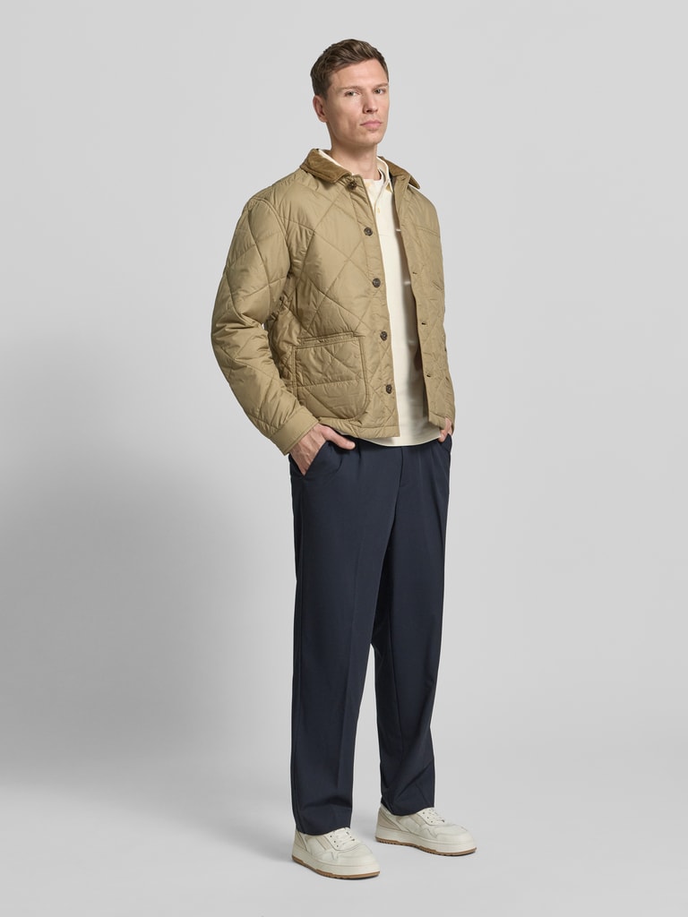 Fynch-Hatton Poloshirt mit Label-Stitching (offwhite) online kaufen