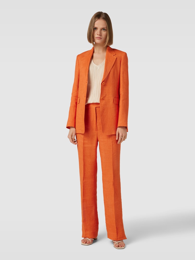 Max Mara Studio Hose mit Bügelfalten Modell 'ALCANO' (orange) online kaufen