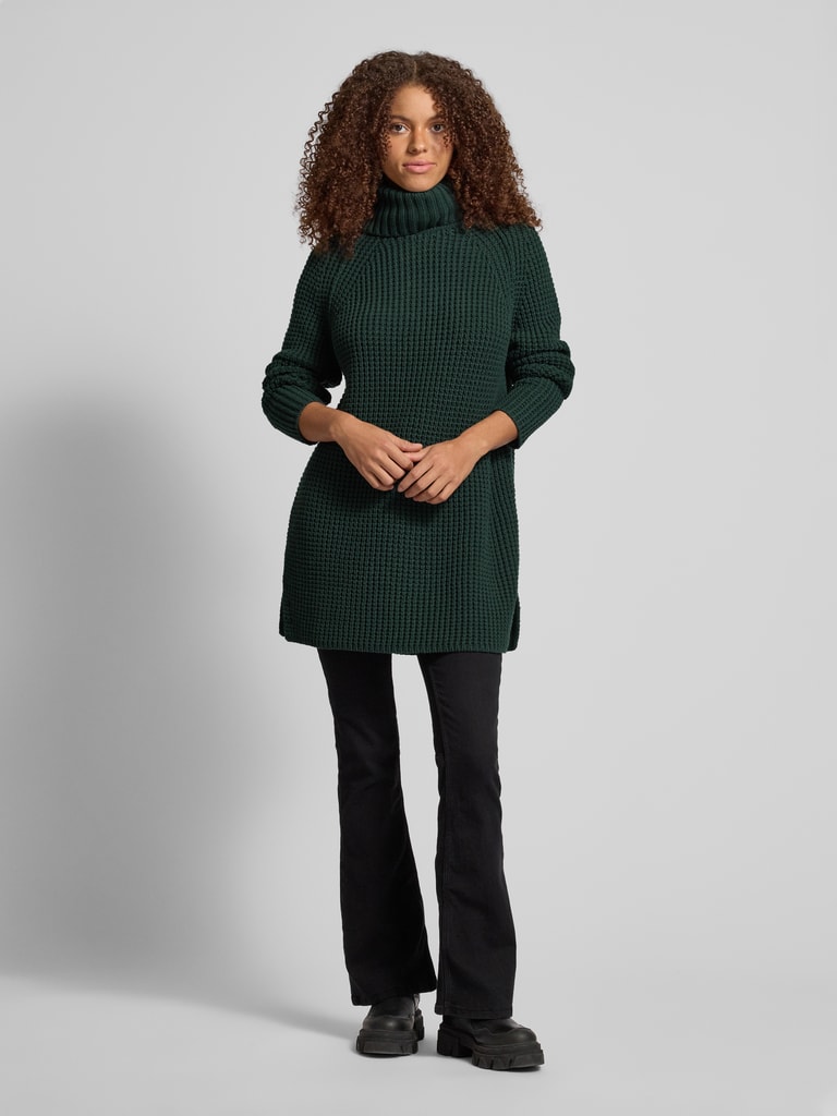 Marc O'Polo Denim Strickkleid mit Rollkragen (bottle) online kaufen