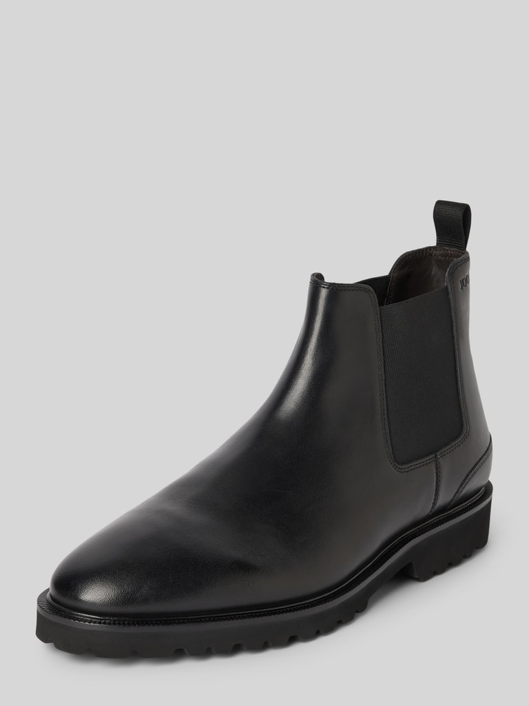 JOOP! SHOES Chelsea boots van leer met label in reliëf, model 'pero ...