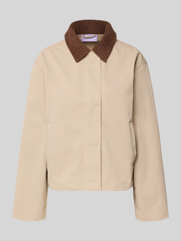 JJXX Regular fit jack met platte kraag, model 'Wilma' in zand online ...