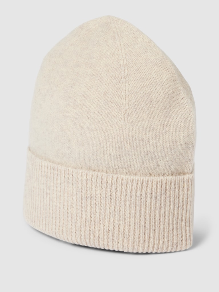 Christian Berg Woman Beanie mit breitem Umschlag (beige melange) online ...