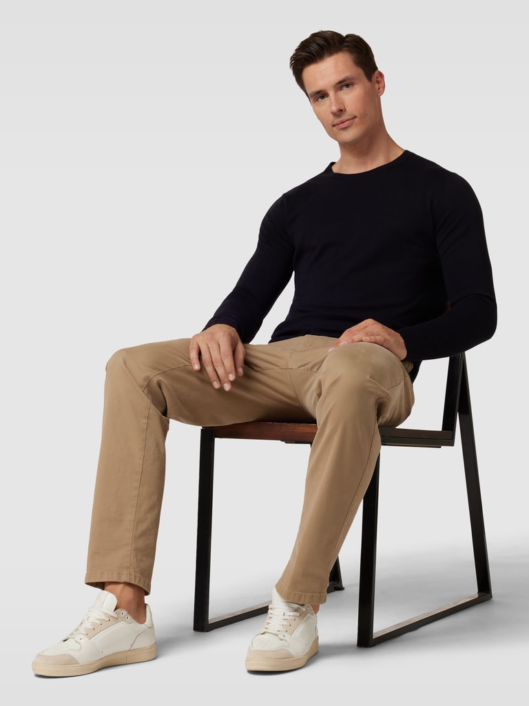 CINQUE Strickpullover aus Viskose-Mix Modell 'Noah' (marine) online kaufen