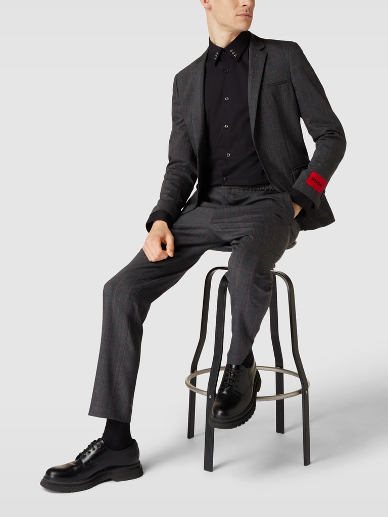 HUGO Sakko mit Label-Details Modell 'Anfred' (anthrazit) online kaufen