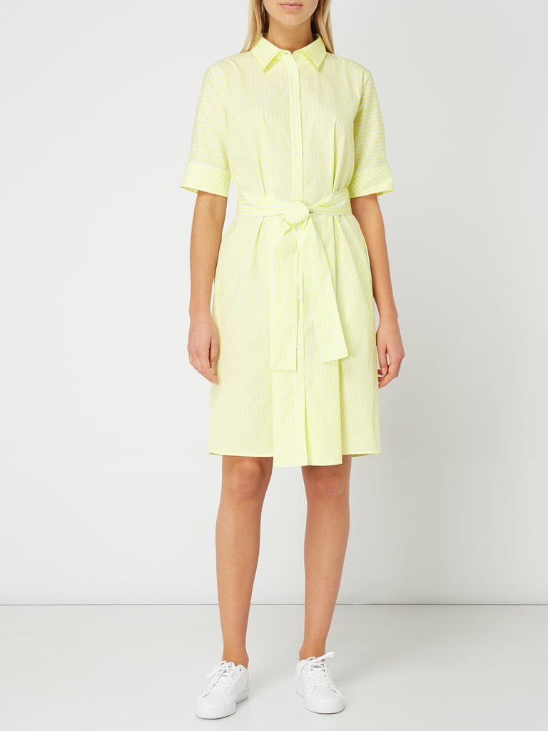 HUGO Hemdblusenkleid mit 1/2-Arm Modell 'Ezena' (neon gelb) online kaufen