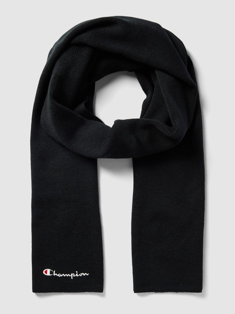 CHAMPION Strickschal mit Label-Stitching (black) online kaufen