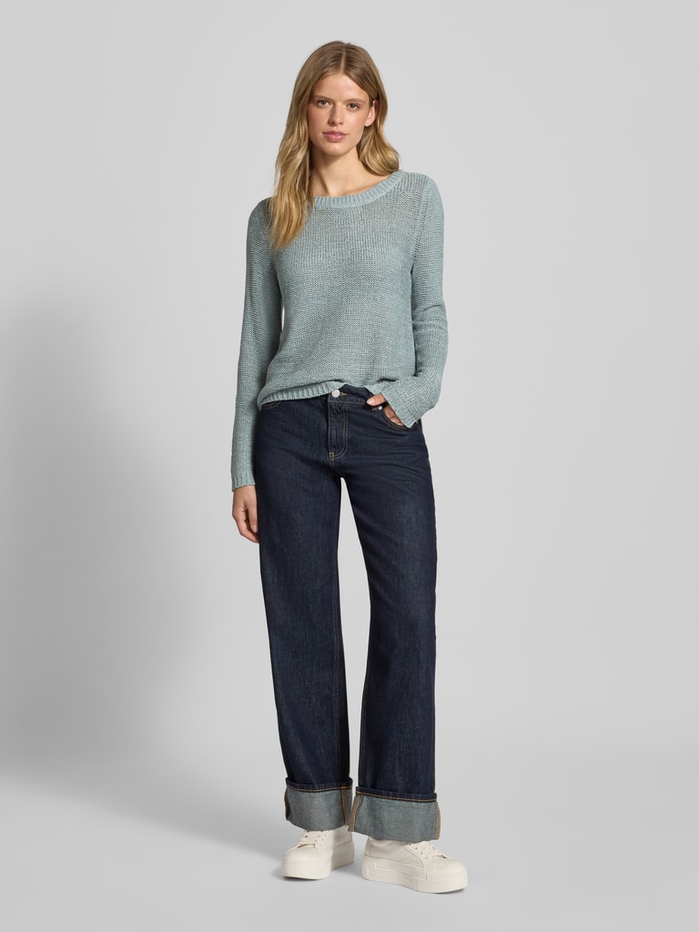 ONLY Regular Fit Strickpullover aus Grobstrick Modell 'GEENA' (ocean ...