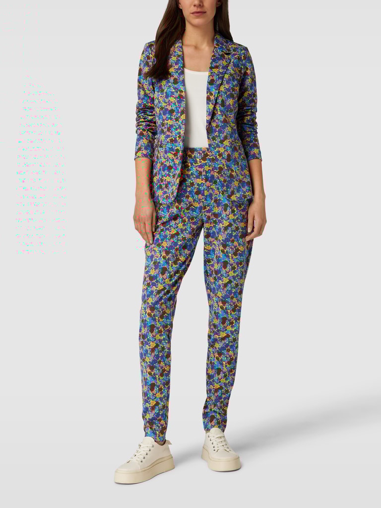 ICHI Blazer mit Allover-Muster Modell 'KATE' (blau) online kaufen