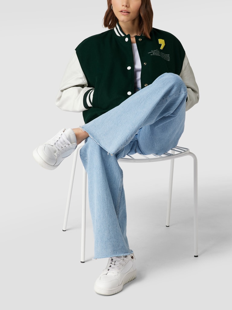 Marc O'Polo Denim College-Jacke mit Label-Details (dunkelgruen) online ...