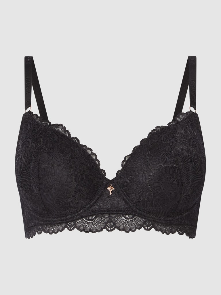 Kup online JOOP! BODYWEAR Biustonosz koronkowy z fiszbinami (czarny)