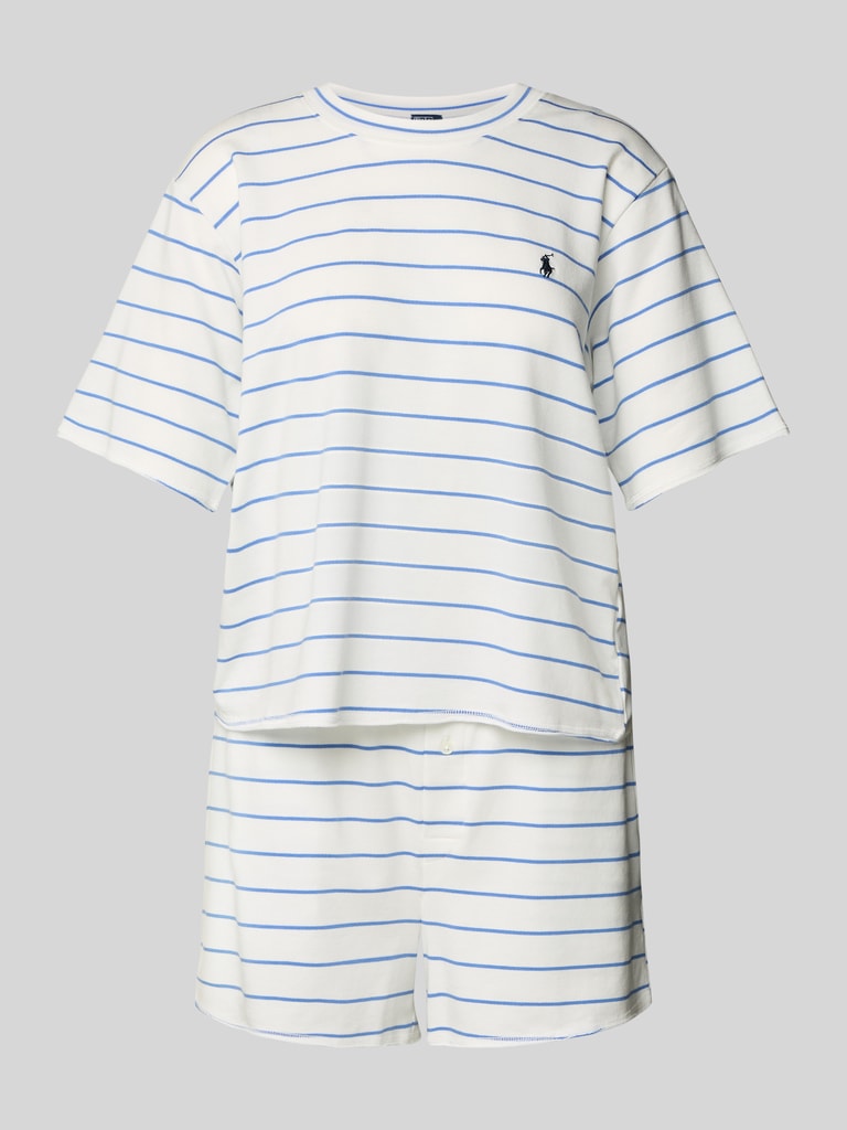 Polo Ralph Lauren Pyjama met logostitching en elastische band met logo ...