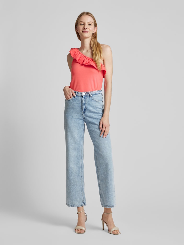 ICHI Top mit One-Shoulder-Träger Modell 'KATINE' (koralle) online kaufen