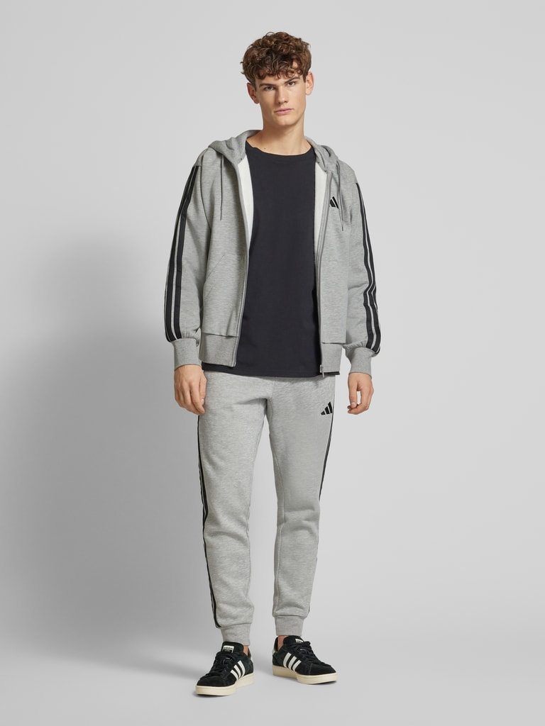 adidas Sportswear Sweatjacke mit Viskose-Anteil und Logo-Stitching ...