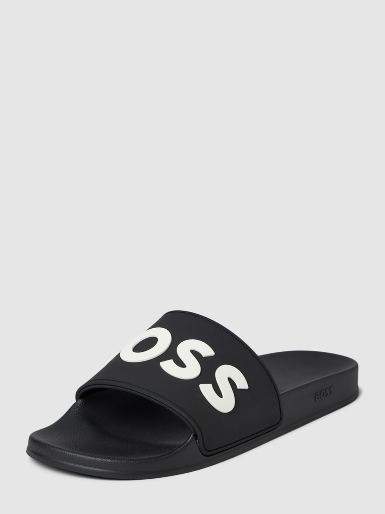 BOSS Slides mit Label-Print Modell 'Kirk' (black) online kaufen