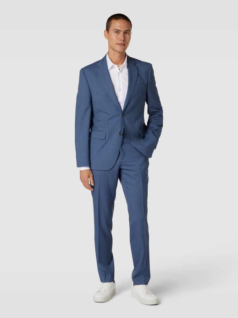 BOSS 2-knoops colbert met reverskraag, model 'Jackson' in blauw online ...