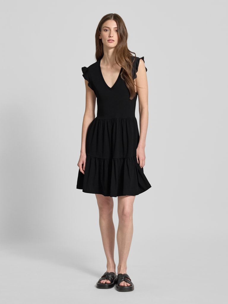 Only Tailliertes Minikleid aus reiner Baumwolle Modell 'MAY' (black ...