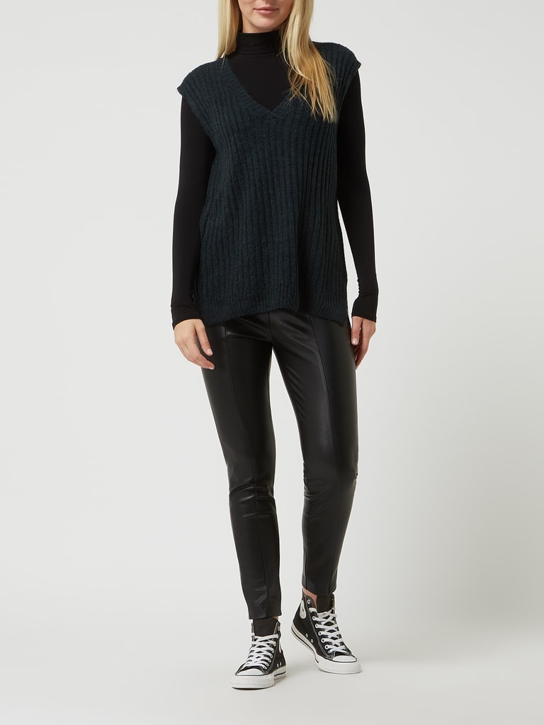 ICHI Pullunder mit Alpaka-Anteil Modell 'Amara' (marine) online kaufen