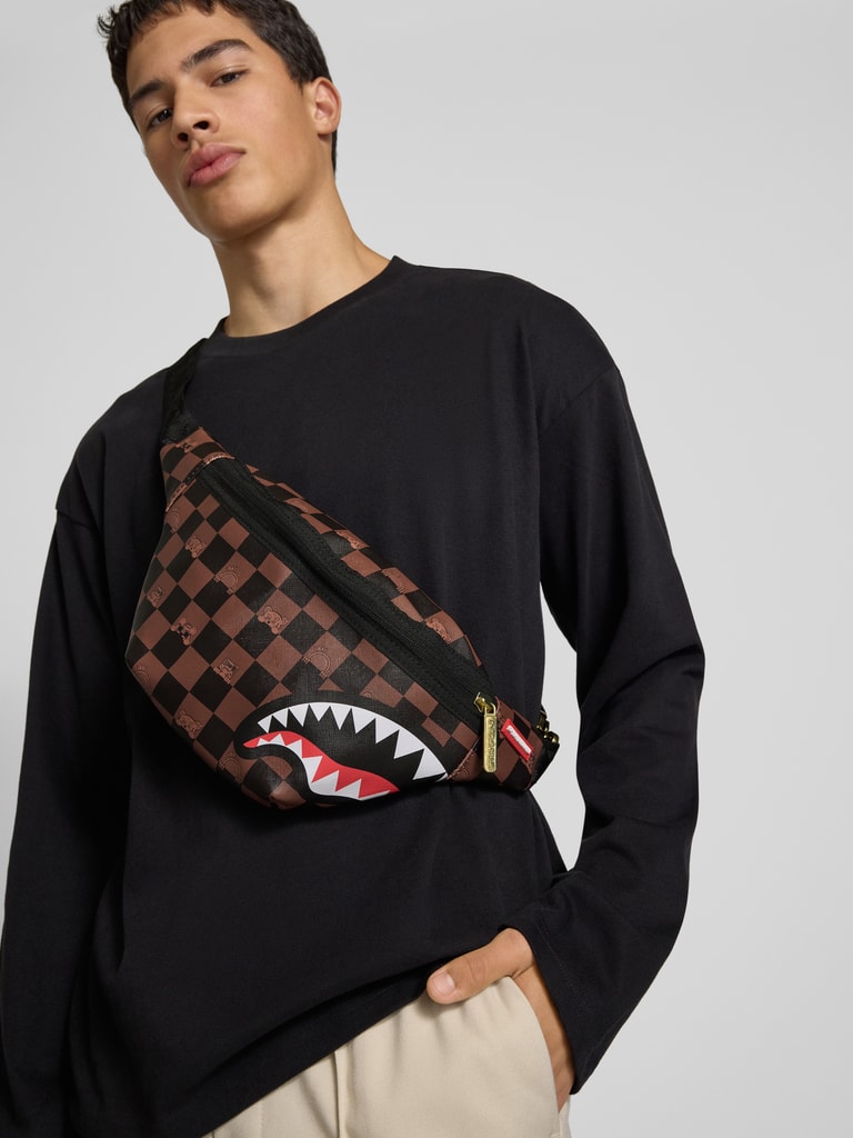 Sprayground Bauchtasche mit Label-Badge Modell 'Peeking Character ...