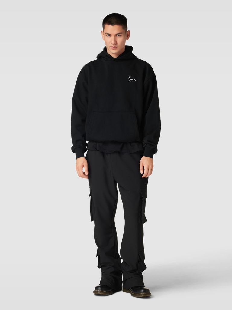 KARL KANI Hoodie mit Label-Print (black) online kaufen