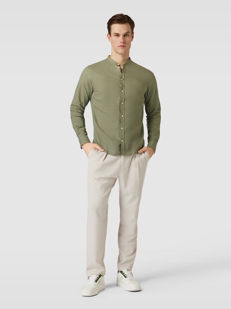 Casual Friday Regular Fit Freizeithemd im Denim-Look Modell 'Anton' (oliv) online kaufen