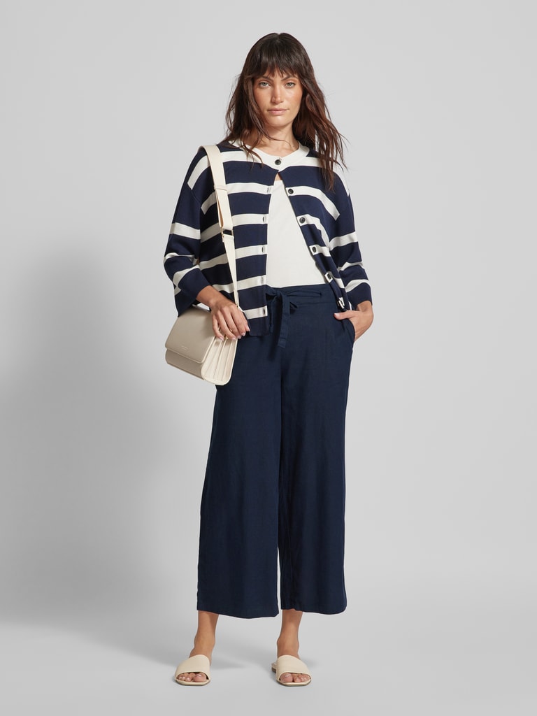 Christian Berg Woman Loose Fit Leinenculotte mit Tunnelzug (dunkelblau ...