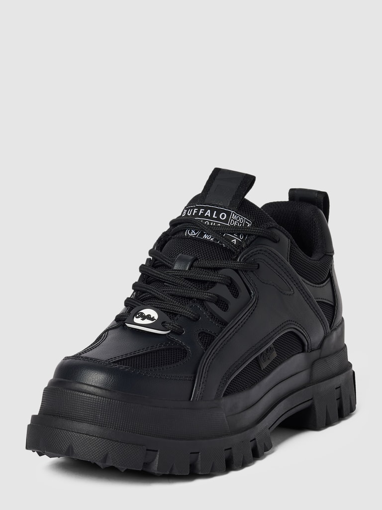Buffalo Sneaker mit Plateausohle Modell 'ASPHA' (black) online kaufen