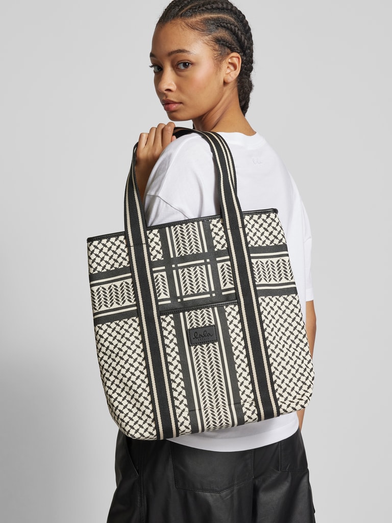 Lala Berlin Shopper mit Label-Detail (black) online kaufen